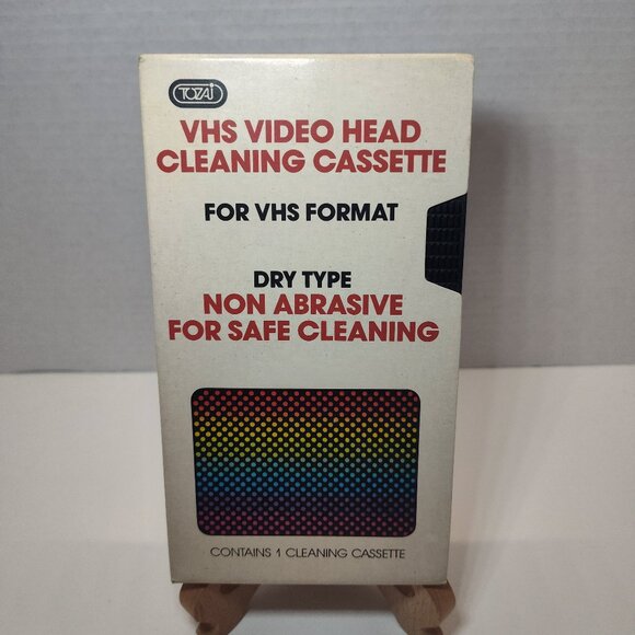 Media | Tozai Vhs Video Head Cleaning Cassette Dry Type Nonabrasive ...